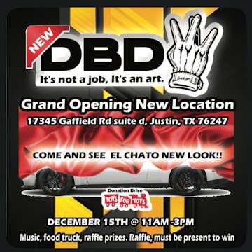 (Dec 15) NEW DBD WRAP SHOP LOCATION CAR MEET and TOY DRIVE | Events ...